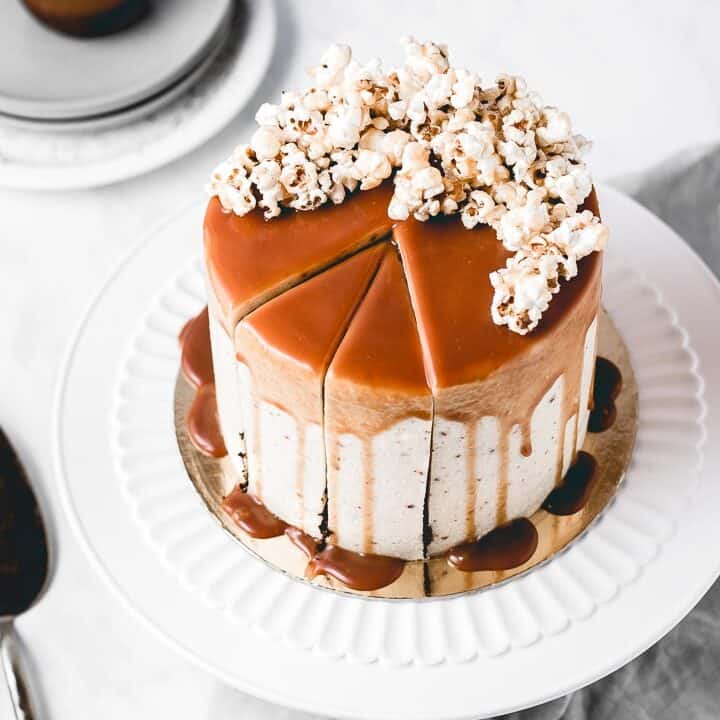 Caramel Popcorn Chocolate Cake | Ana's Baking Chronicles