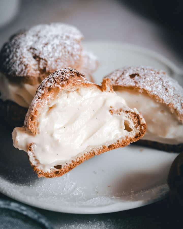 Choux à la Crème (Vanilla Cream Puffs) | Ana's Baking Chronicles